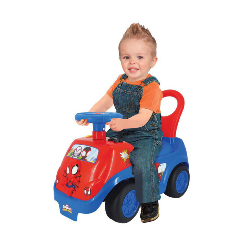 Lights & Sound Spidey Team Activity Ride On – JouéClub