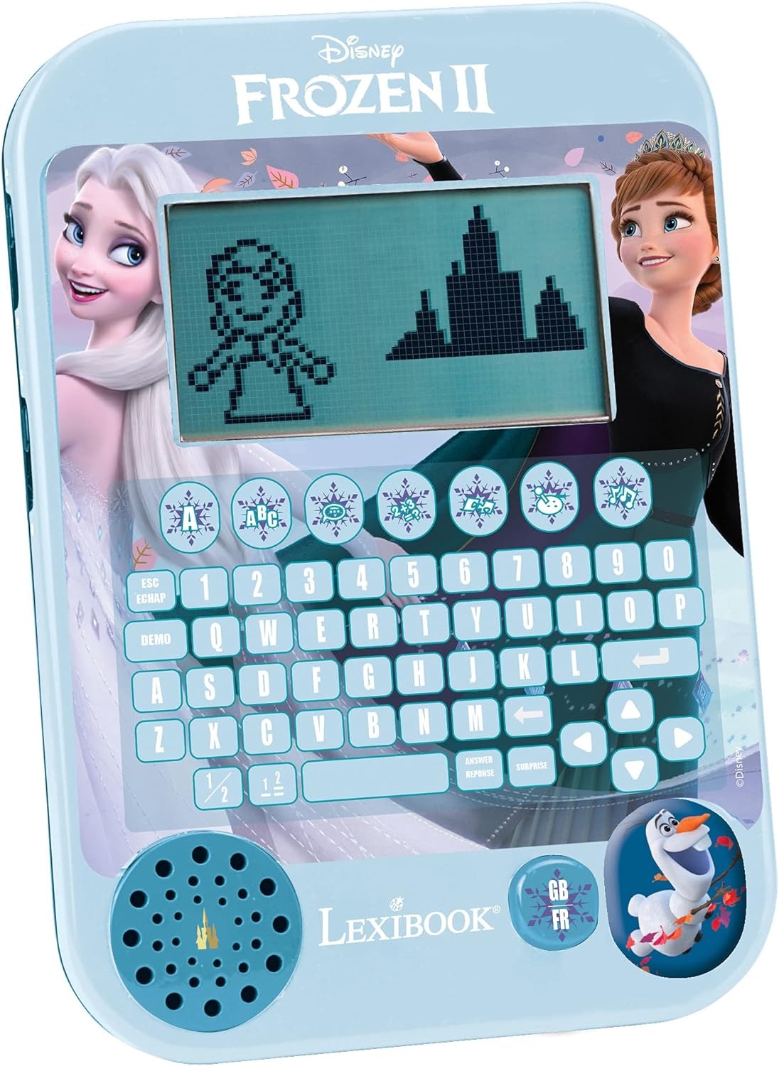 Lexibook Frozen Bilingual Interactive Learning Tablet Blue-Purple ...