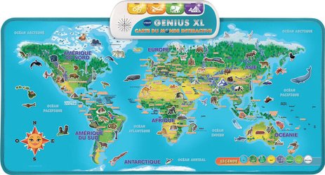 Genius Xl Interactive World Map – JouéClub