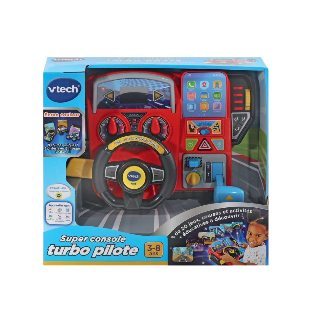 Vtech Super Console Turbo Pilot French – joueclublb