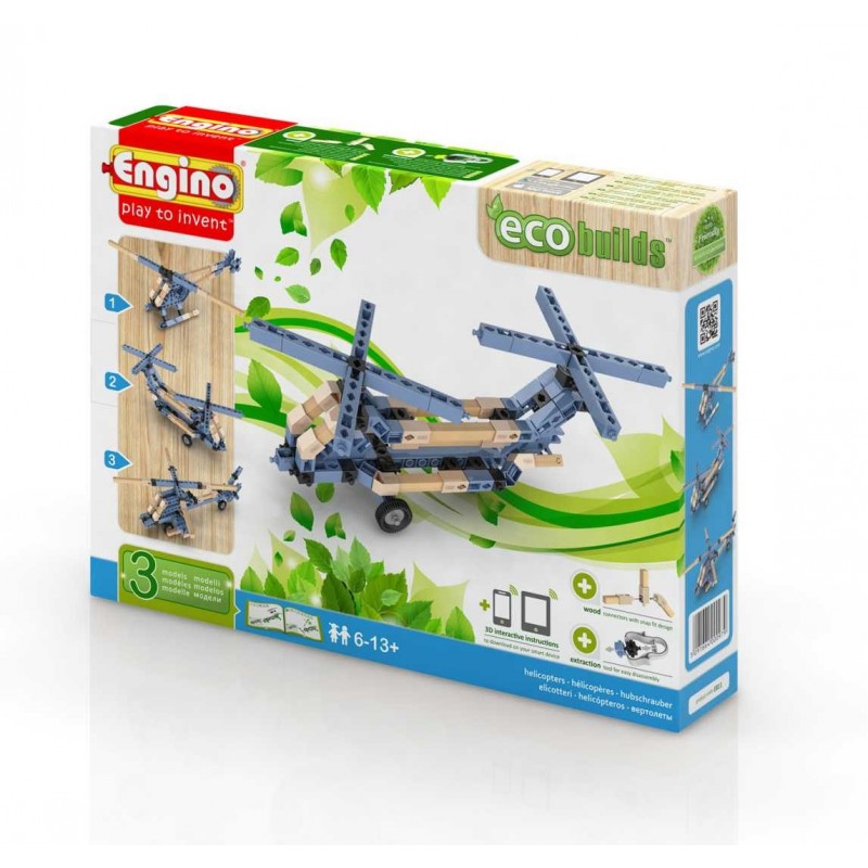 Eco Builds 3 Models Helicopters – JouéClub