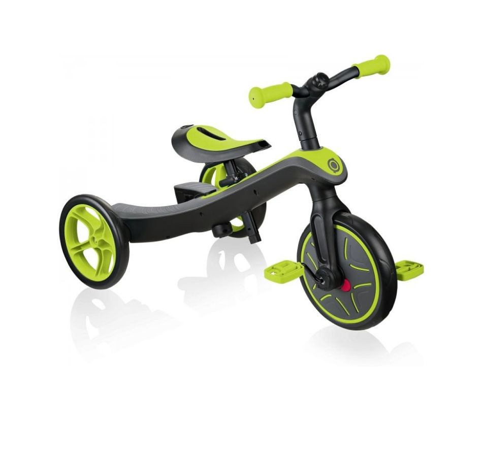 Globber 2 In 1 Explorer Trike And Balance Bike - Lime Green – JouéClub