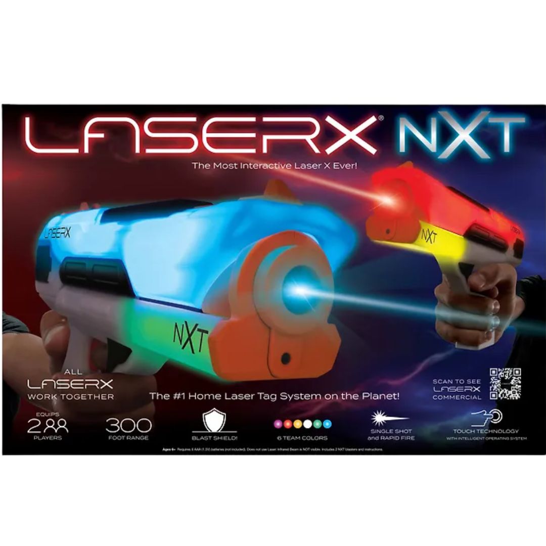 Laser X NXT Double Blaster Laser Gun – JouéClub