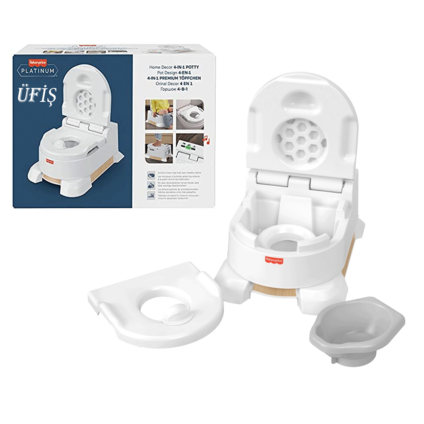 Fisher Price Potty - 4 in 1 Deluxe – JouéClub