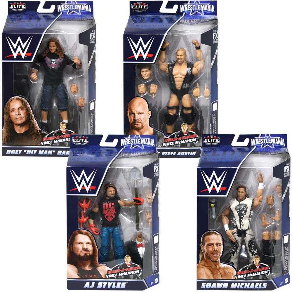Mattel Dp Wwe Wrestlemania Action Figure, Assorted – joueclublb