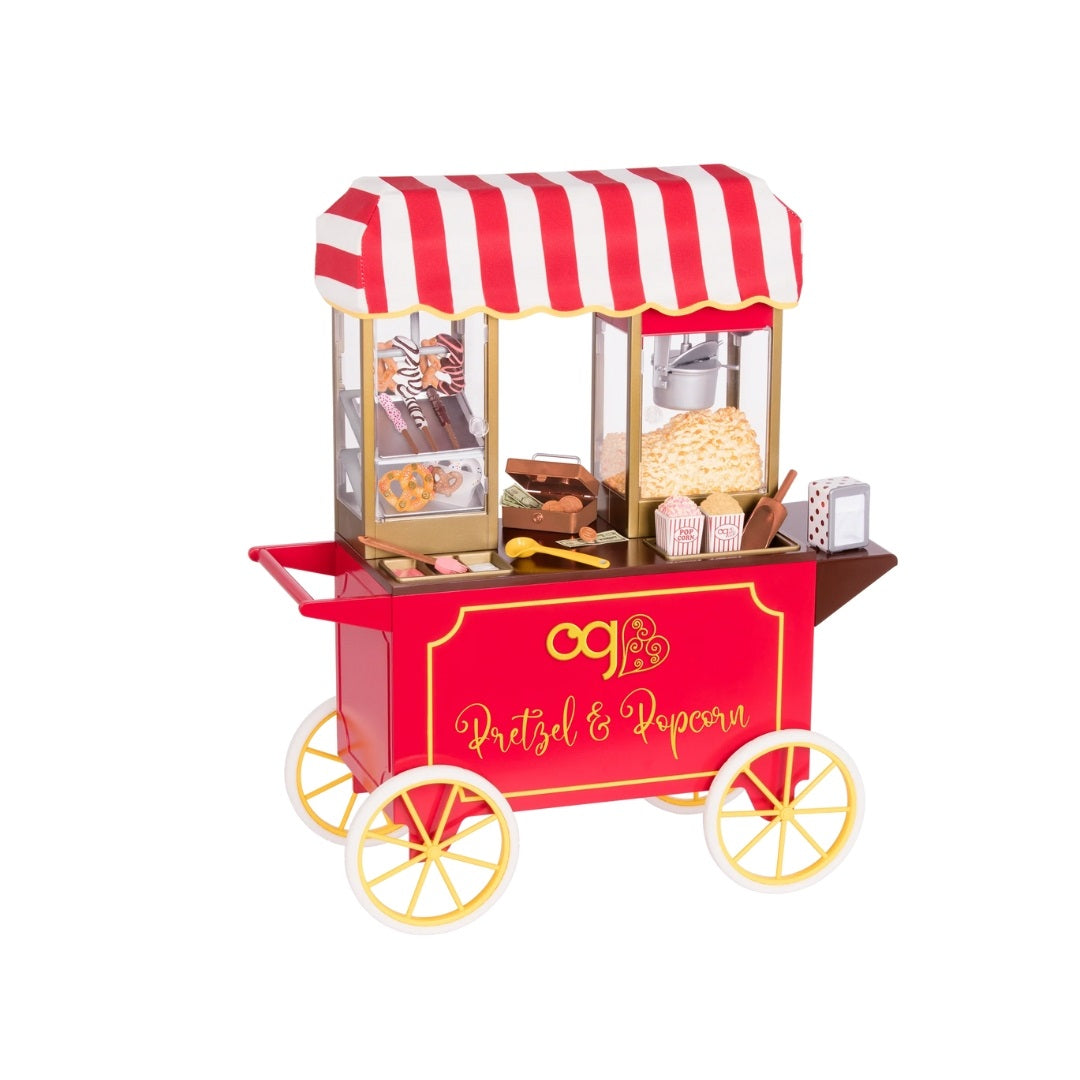 Our Generation Poppin Plenty Snack Popcorn Cart – JouéClub
