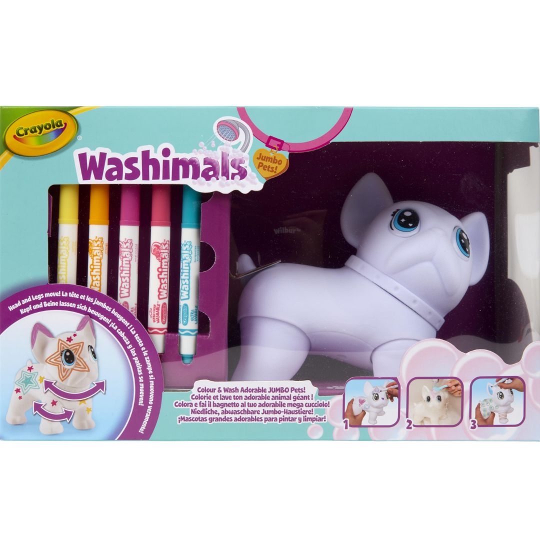 Crayola Washimals Jumbo Pets, Big Wilbur Set – JouéClub