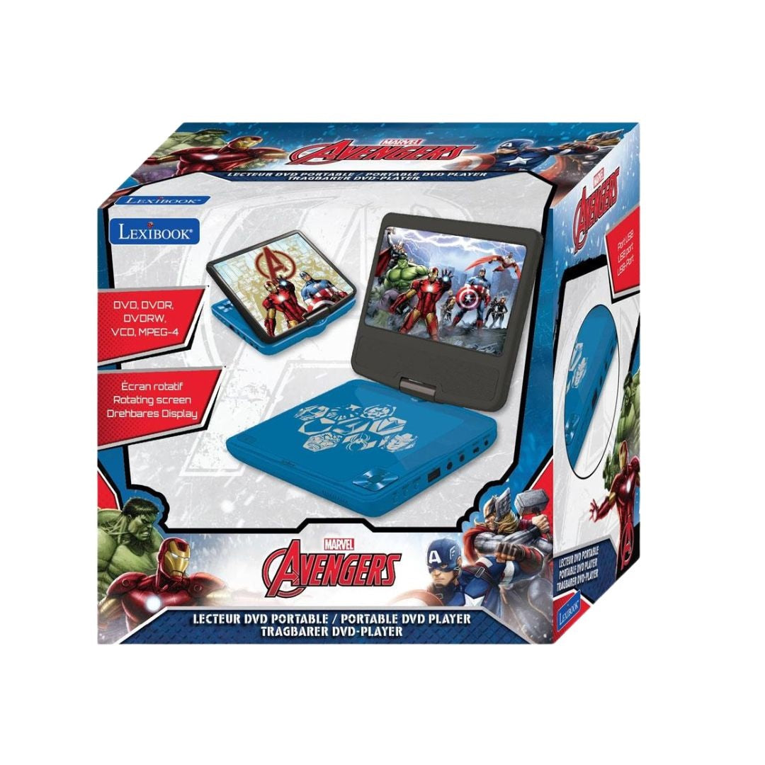 Lexibook Marvel Avengers Portable DVD Player – joueclublb