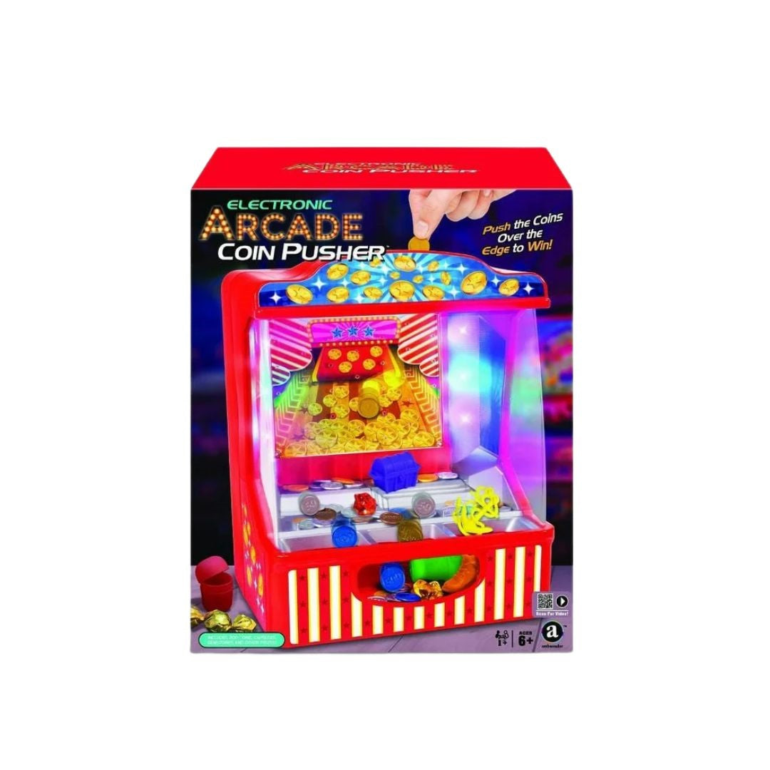 Ambassador Electronic Arcade Coin Pusher Machine – JouéClub