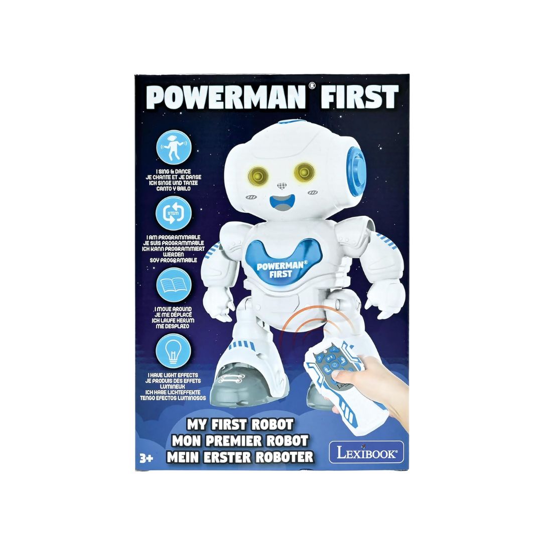 Lexibook Power Man First Smart Interactive Educational Robot – JouéClub