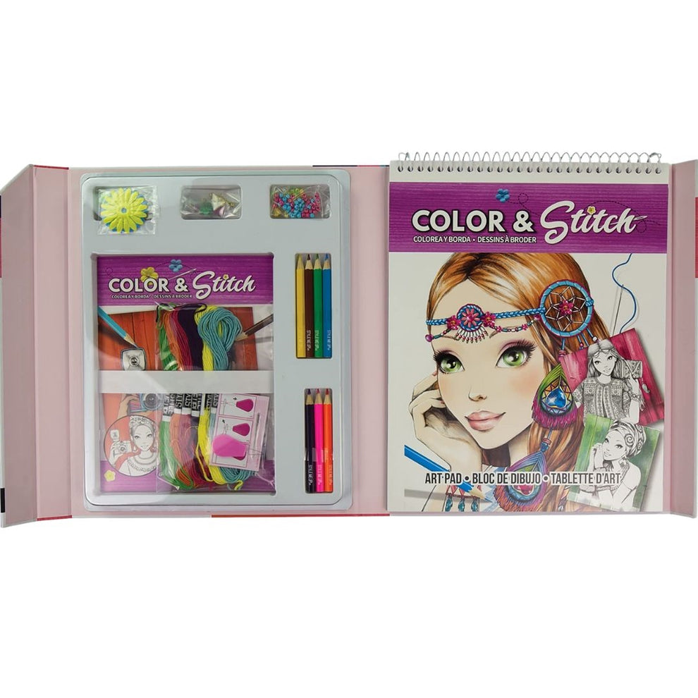 SpiceBox Color and Stitch Coloring Kit – JouéClub