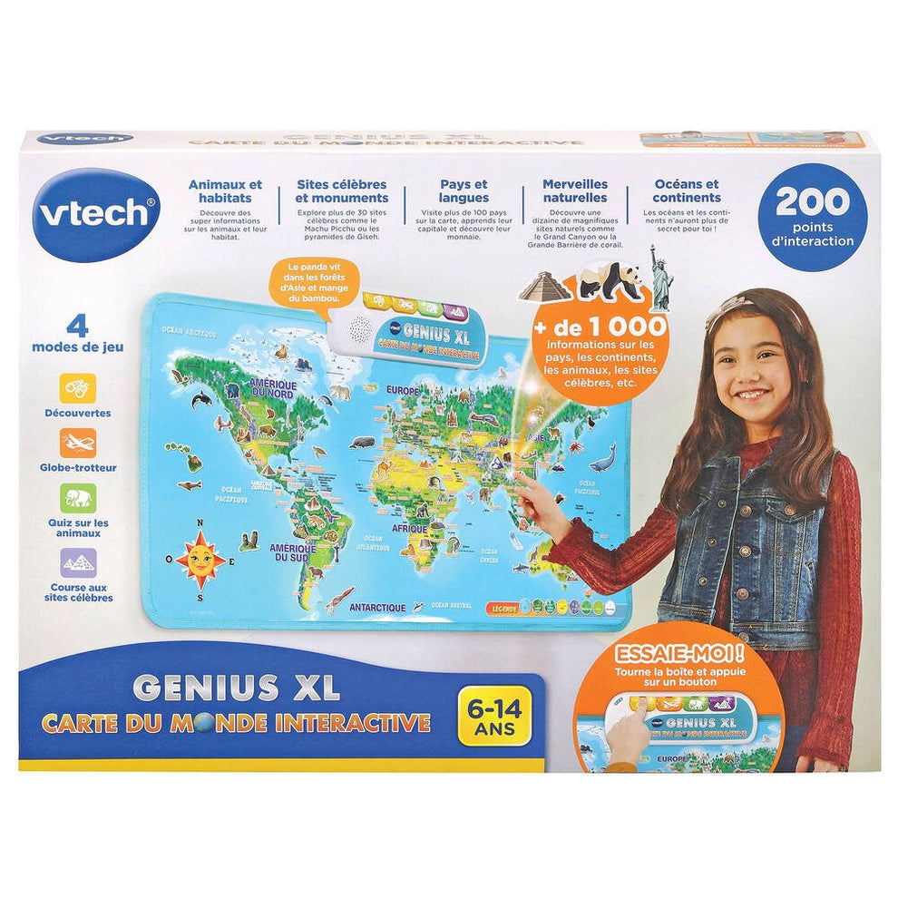 Genius Xl Interactive World Map – JouéClub