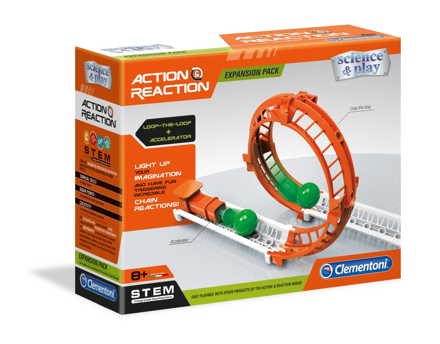 Clementoni Action & Reaction Loop The Loop + Accelerator Expansion Pac ...