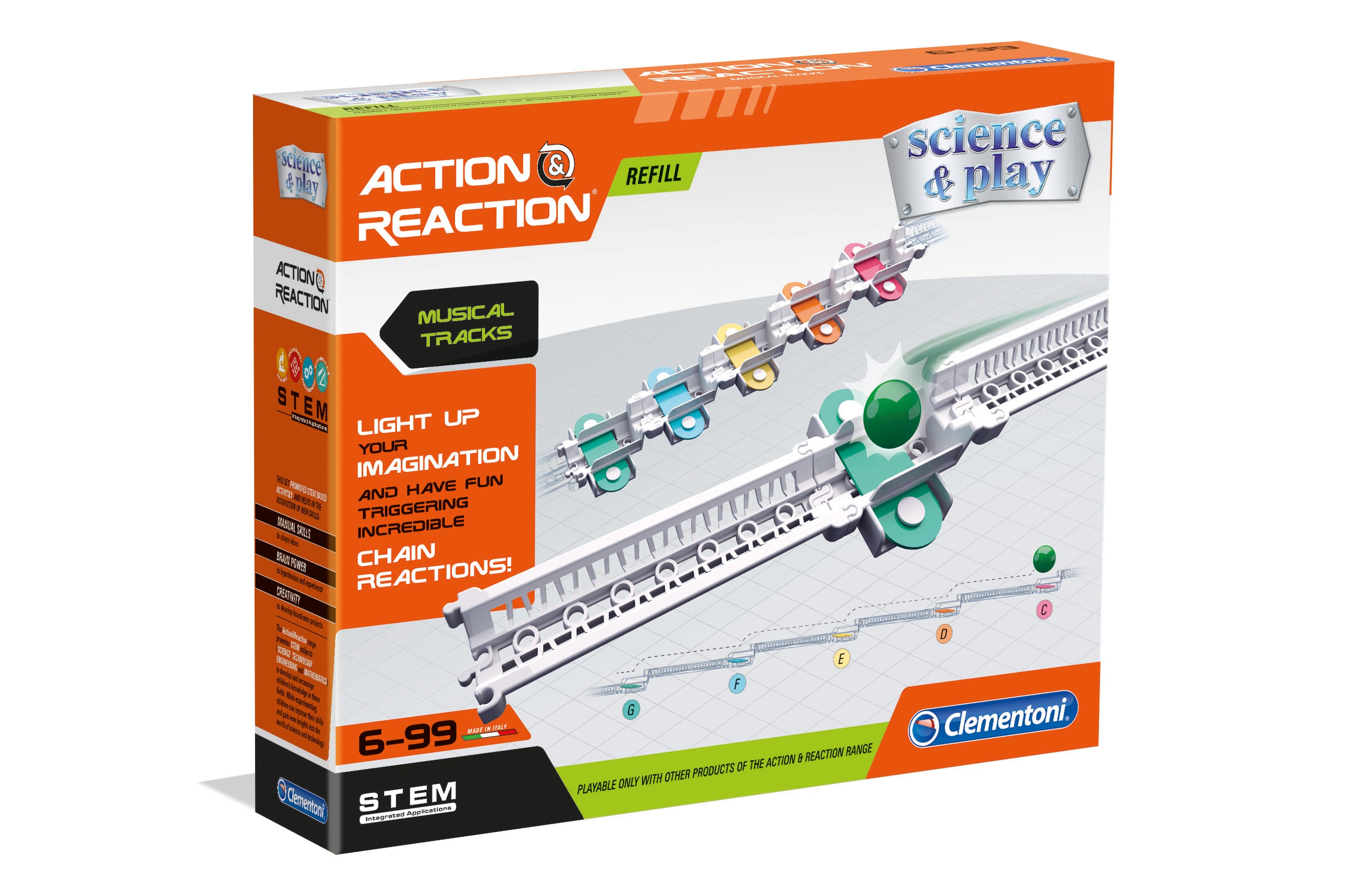 Clementoni Action & Reaction Musical Tracks Expansion Pack – joueclublb