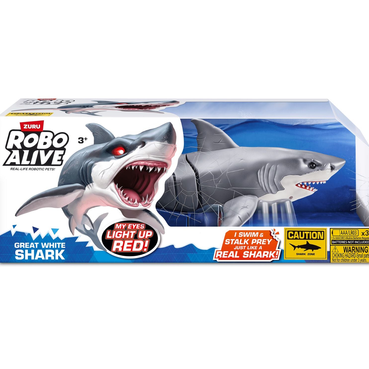 Zuru Robo Alive Great White Shark – JouéClub