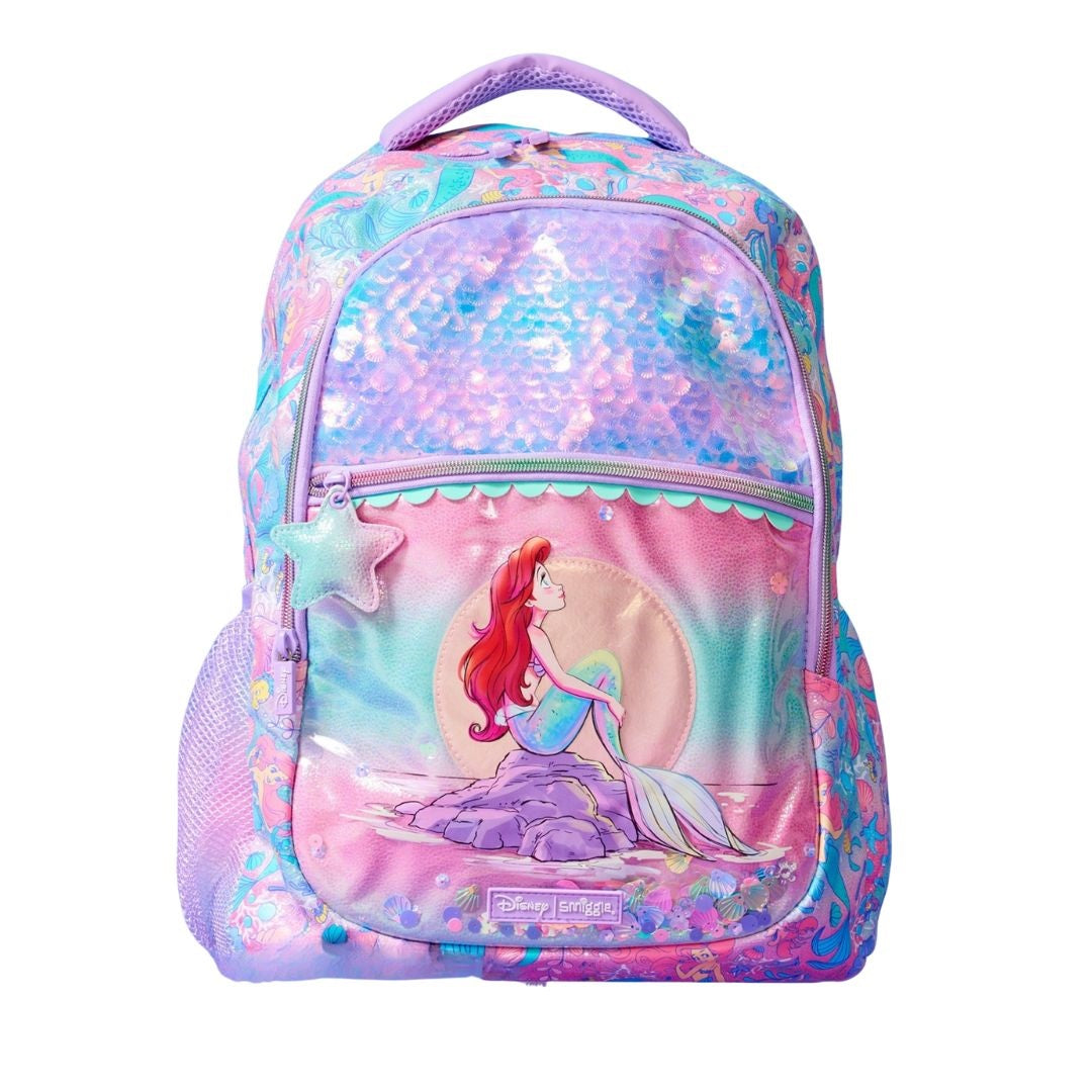 Smiggle Disney Ariel Mermaid Backpack – joueclublb