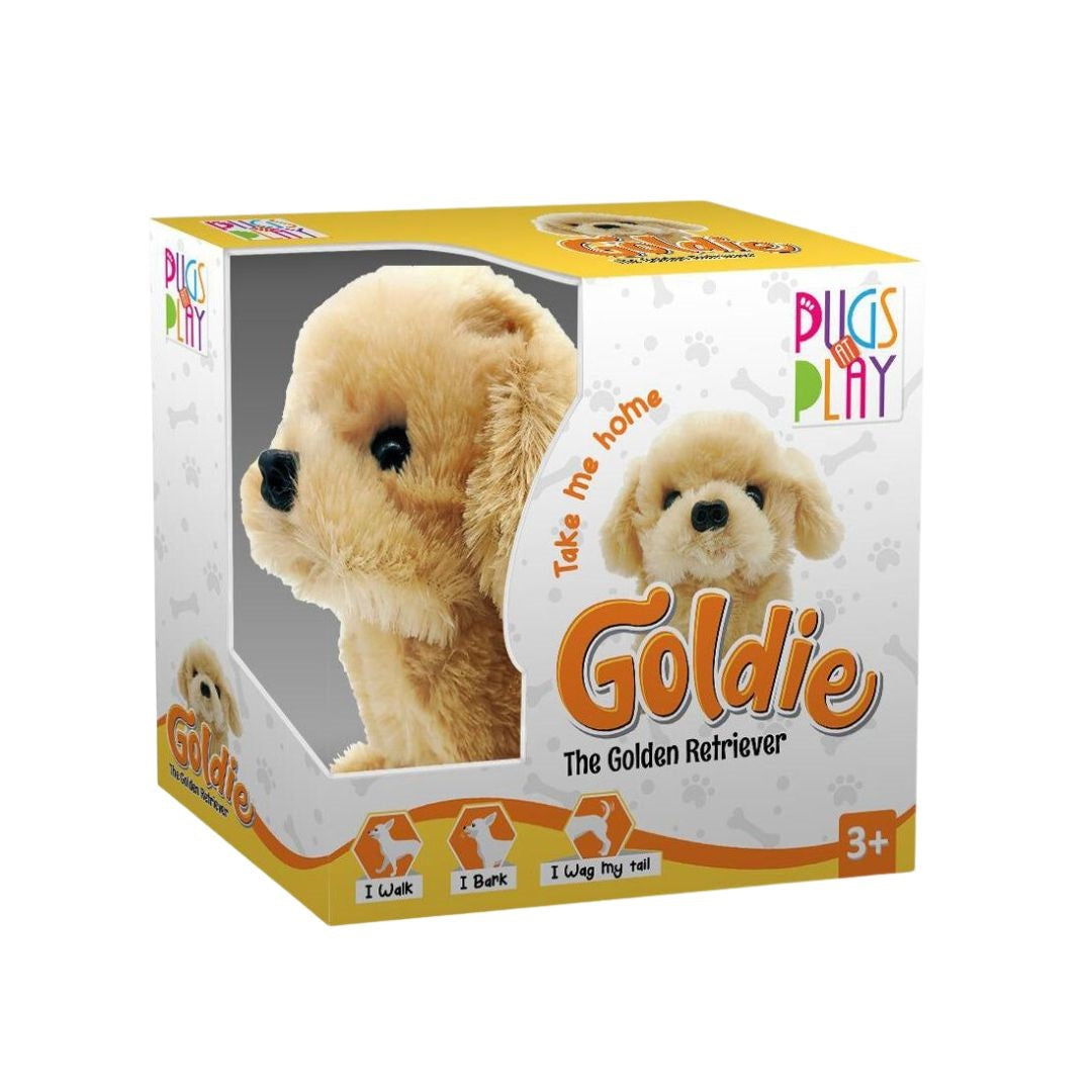 Pugs The Golden Retriever Interactive Toy Plush – joueclublb