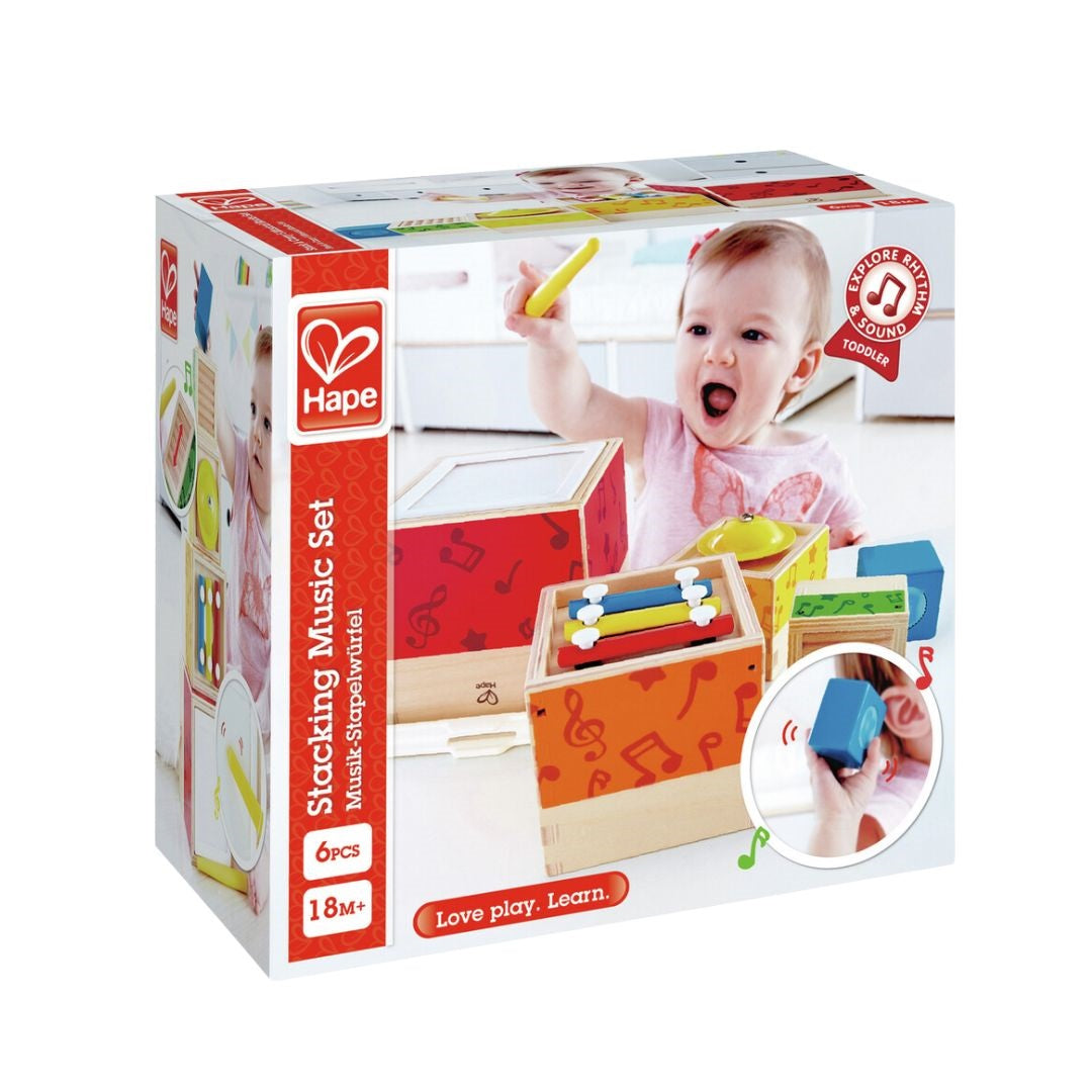 Hape Multi Musical Block Set Wooden Toy – joueclublb