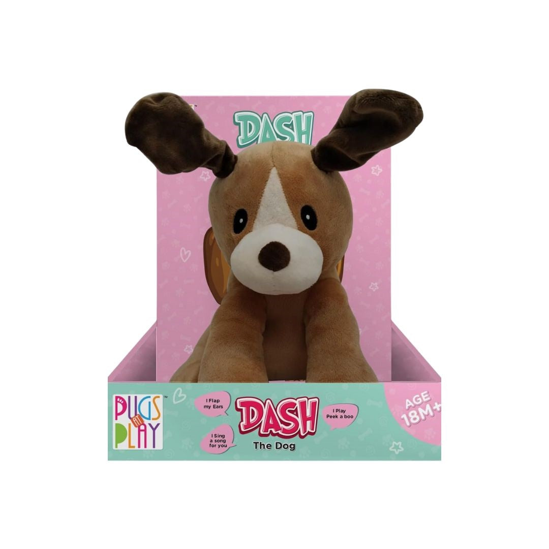 Pugs Peekaboo Interactive Plush Toy Dog – JouéClub