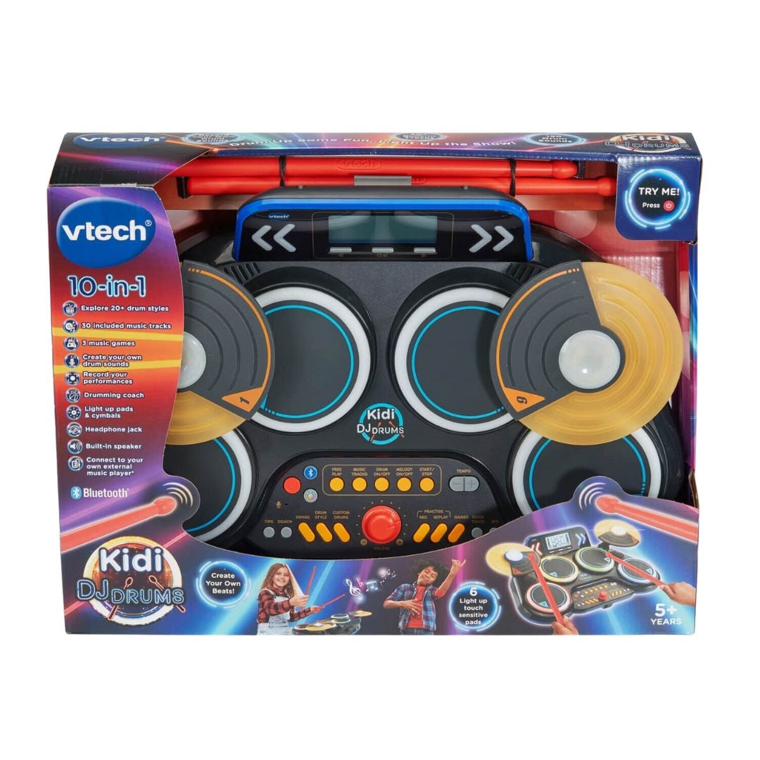 Vtech Kidi DJ Drums 10 In 1 Musical Toy – joueclublb